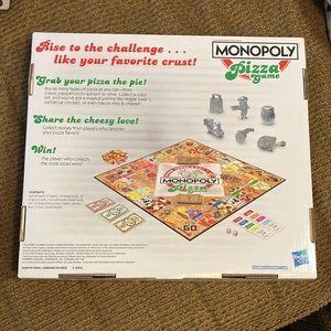 Hasbro | Games | Monopoly Pizza Game | Poshmark